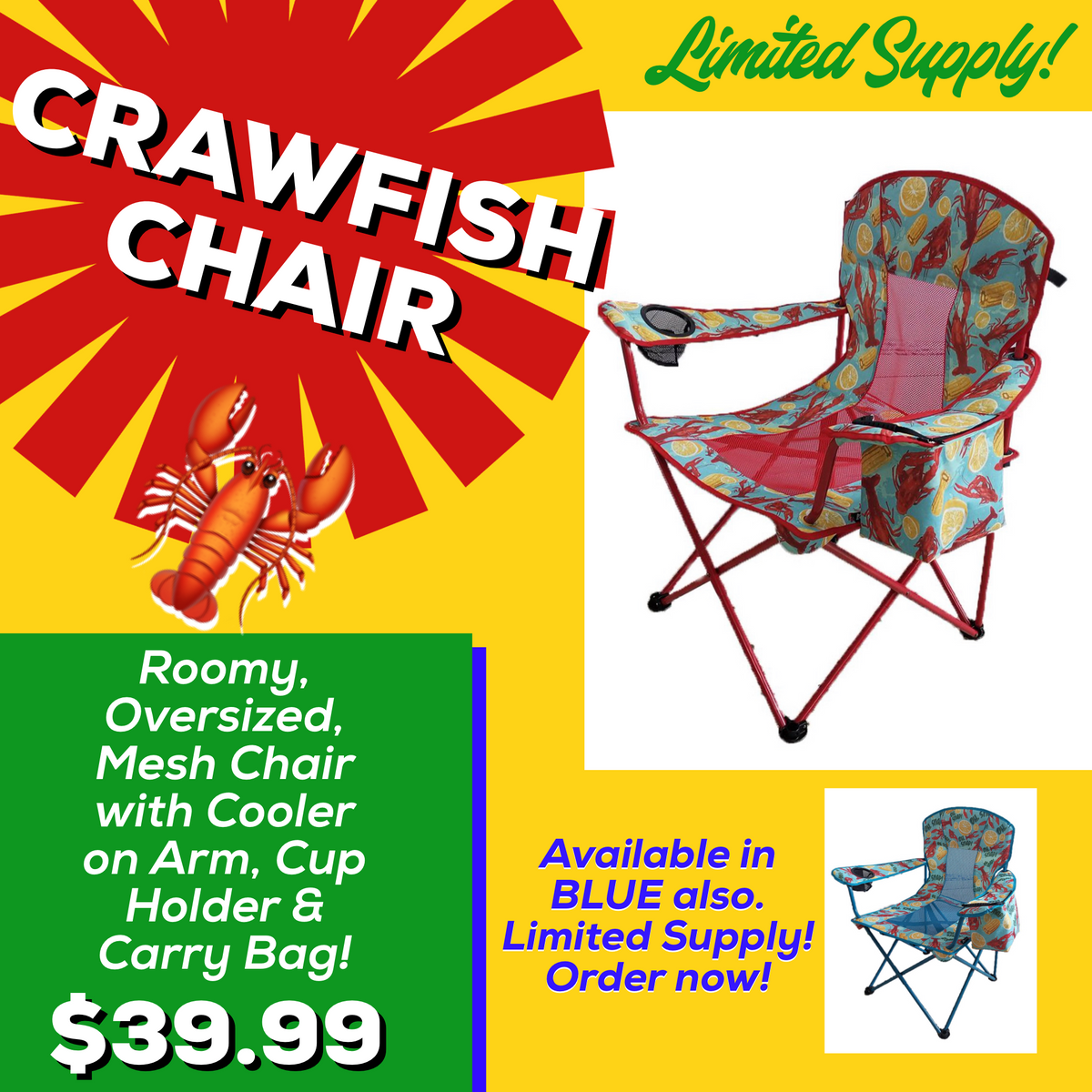 Crawfish Chair – Maison Creole